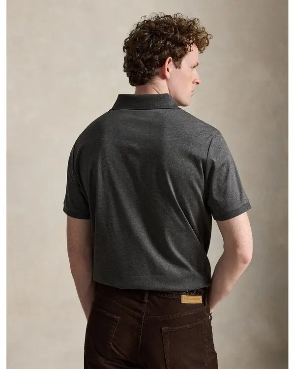 Polo Ralph Lauren Soft Cotton Polo Shirt - Grey Heather