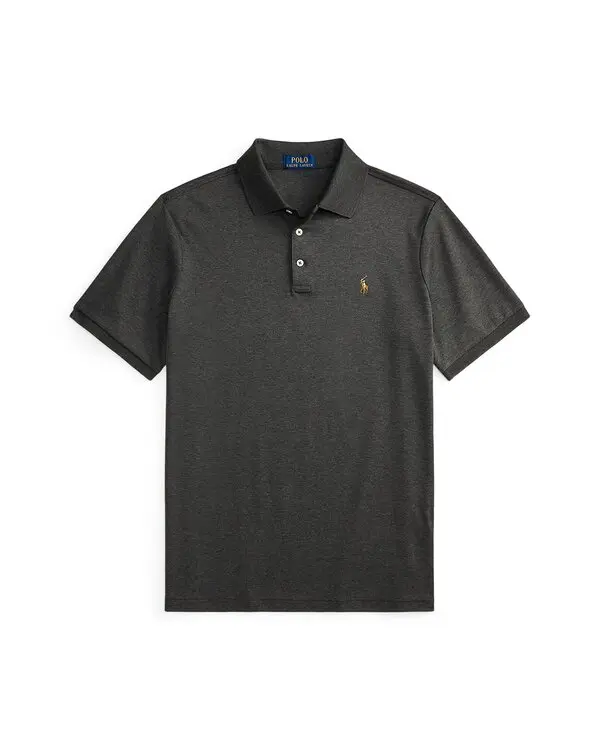 Polo Ralph Lauren Soft Cotton Polo Shirt - Grey Heather