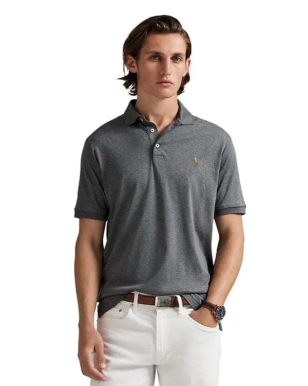 Polo Ralph Lauren Polo Shirt - Medium Flannel Heather