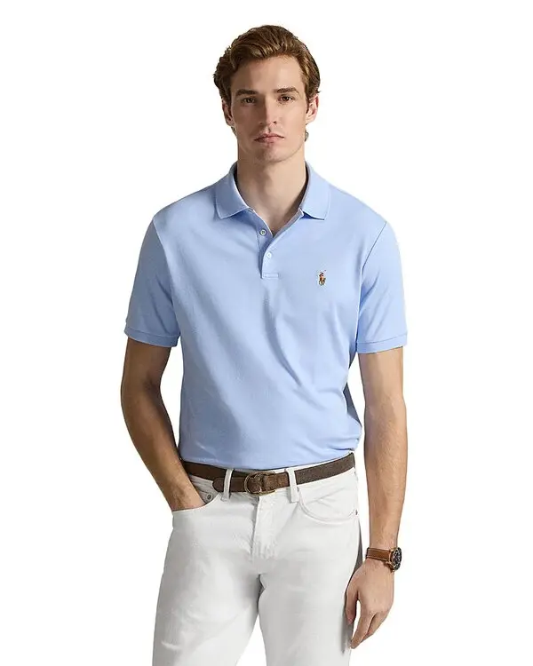 Polo Ralph Lauren Classic Fit Soft Cotton Polo Shirt - Office Blue