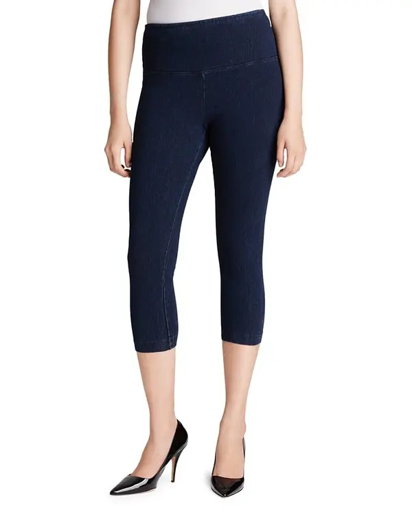 Lyssé Denim Capri Leggings - Indigo