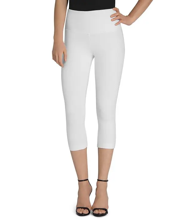 Lyssé Denim Capri Leggings - White