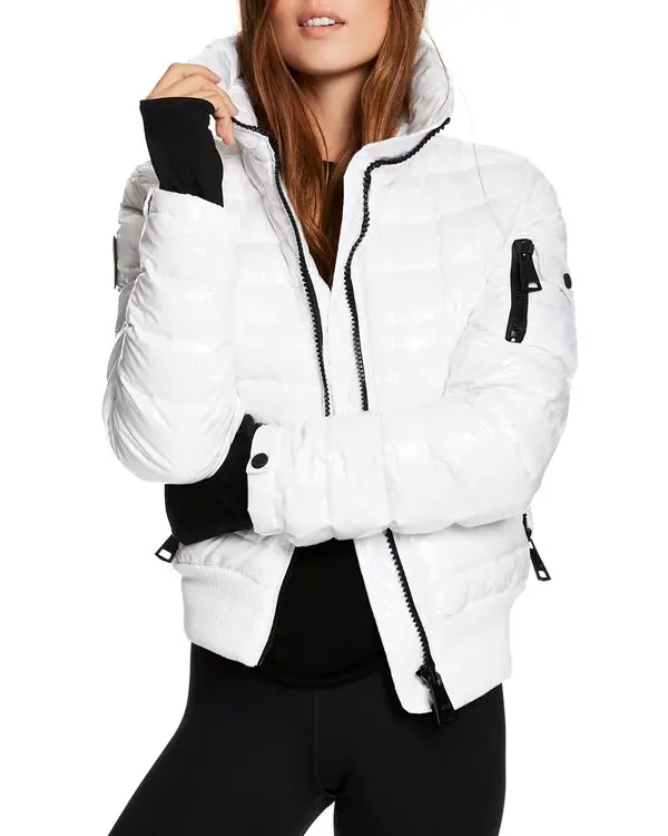 Sam. Luna Quilted Bomber Coat