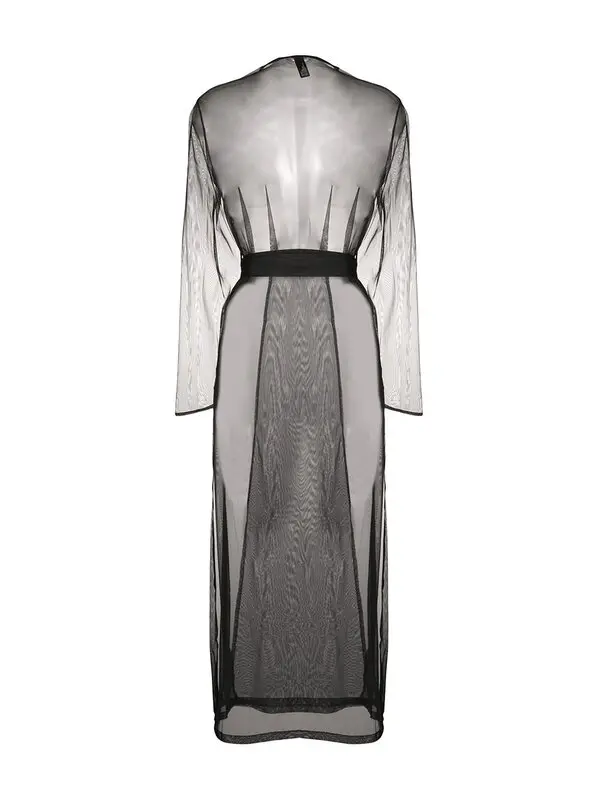 MAISON CLOSE Madame Rêve Sheer Belted Robe