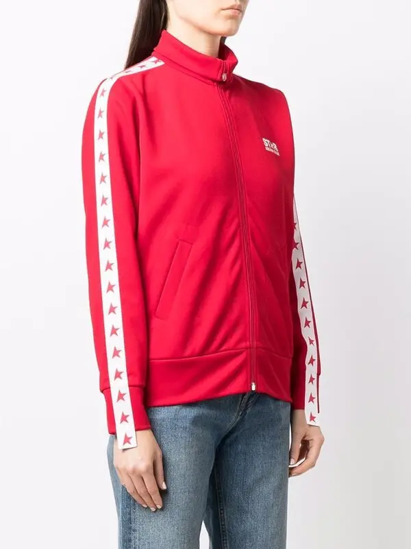 GOLDEN GOOSE Star-print Two-tone Bomber Jacket