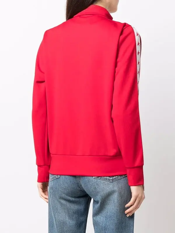 GOLDEN GOOSE Star-print Two-tone Bomber Jacket