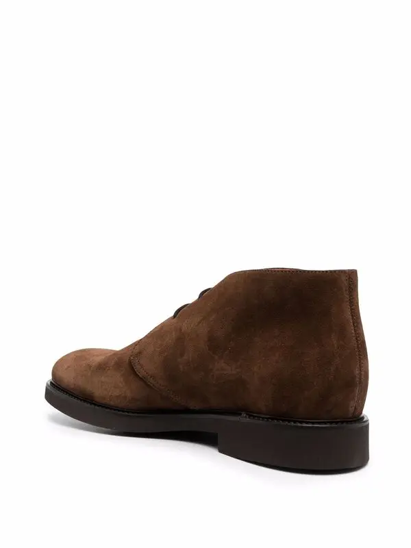DOUCAL'S Lace-up Suede Desert Boots
