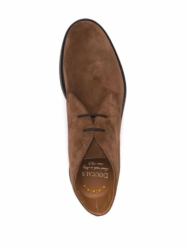 DOUCAL'S Lace-up Suede Desert Boots