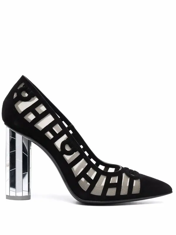 FERRAGAMO Mirrored Heel Pumps
