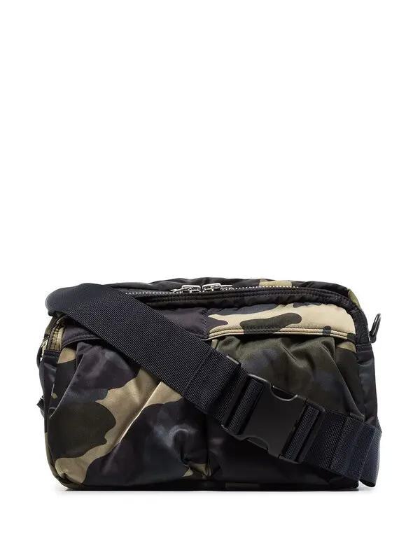 PORTER-YOSHIDA & CO Flying Ace Camouflage Belt Bag - Green