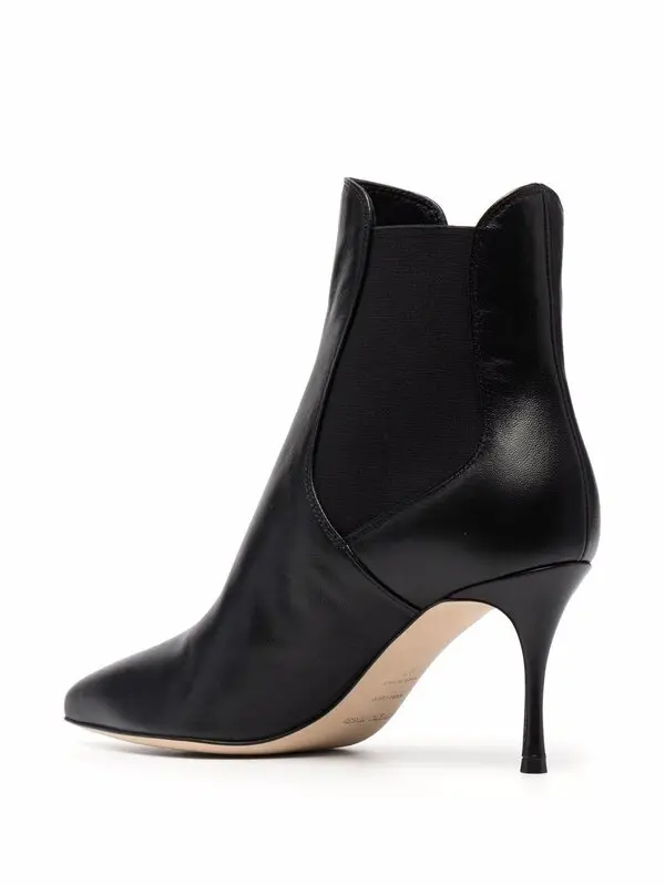 SERGIO ROSSI 80mm Godiva Chelsea Boots