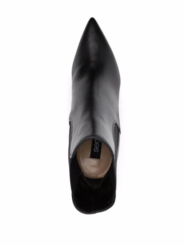 SERGIO ROSSI 80mm Godiva Chelsea Boots