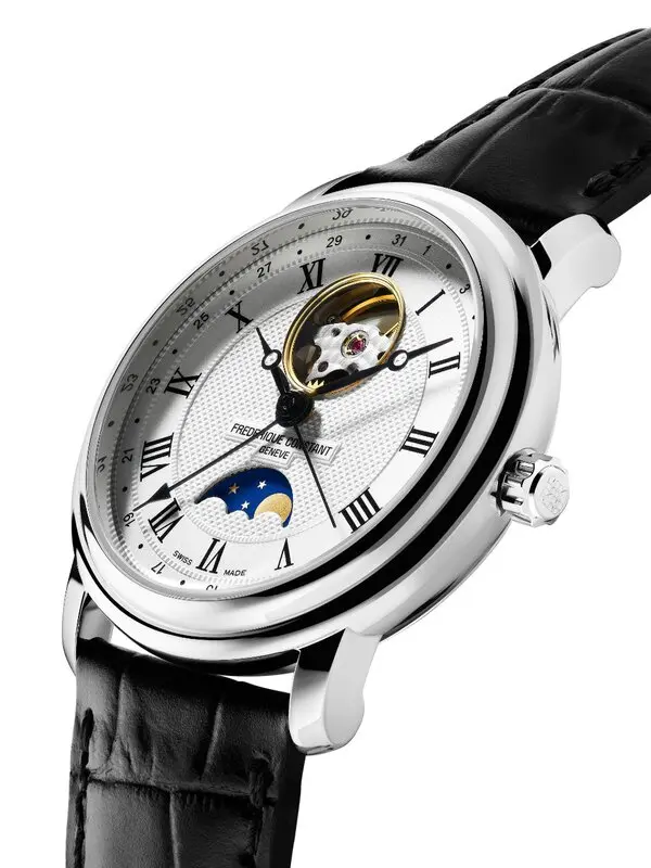 FREDERIQUE CONSTANT Classics Heart Beat Moonphase Date 40mm - Silver