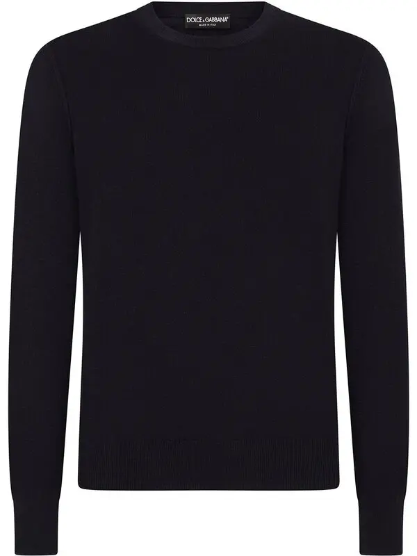Dolce & Gabbana Round-neck Cashmere Jumper - Blue