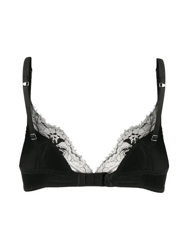 FLEUR OF ENGLAND Lace-embellished Plunge Bra