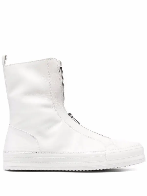 ANN DEMEULEMEESTER Dual Zip-front Ankle Boots