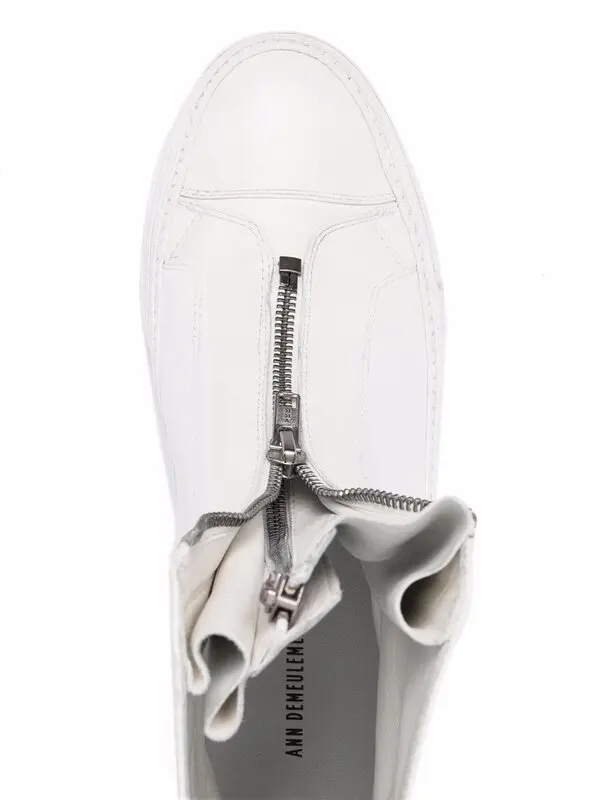 ANN DEMEULEMEESTER Dual Zip-front Ankle Boots