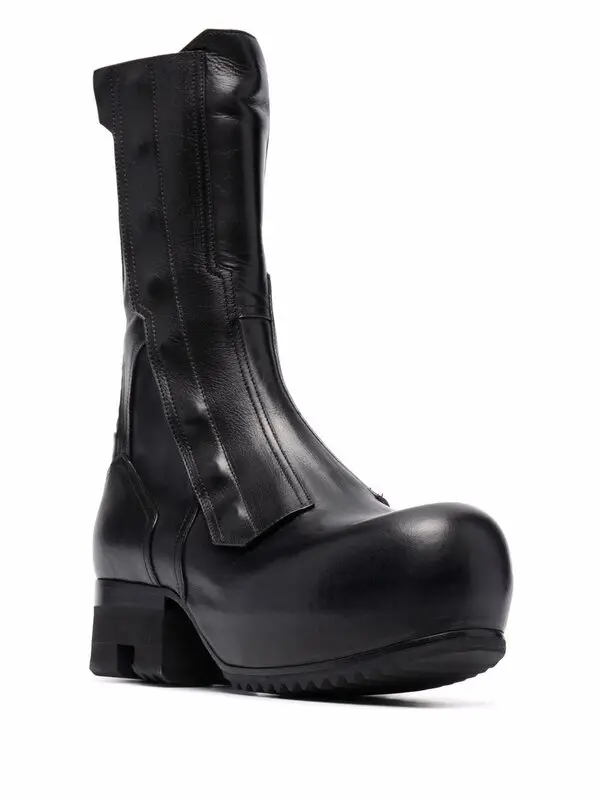 Rick Owens Biker Ballast Boots - Black | Editorialist