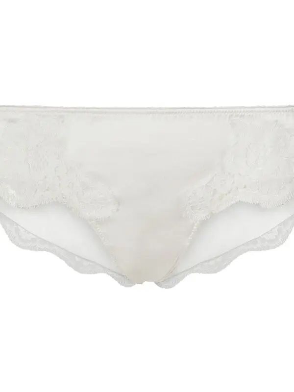 Dolce & Gabbana Lace-detail Satin Briefs