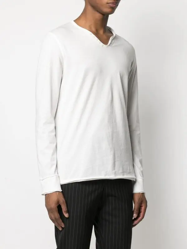 Zadig&Voltaire Monastir Long-sleeved T-shirt - White