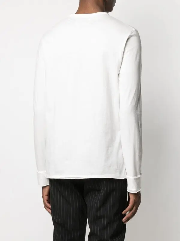 Zadig&Voltaire Monastir Long-sleeved T-shirt - White
