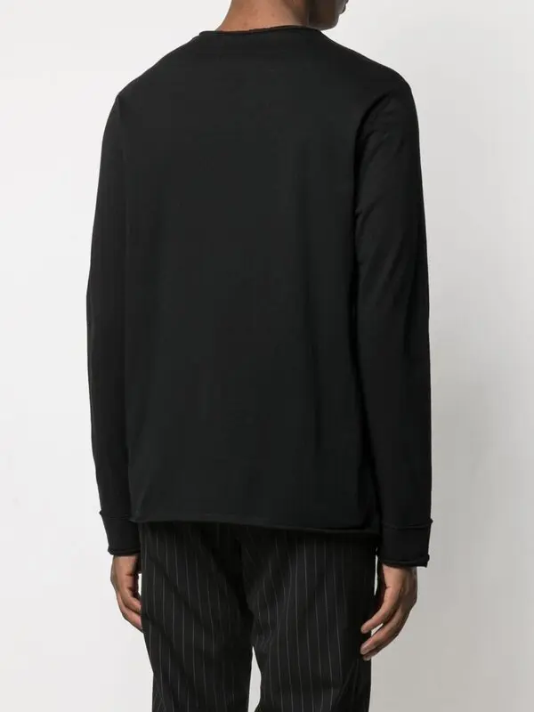 Zadig&Voltaire Monastir Long-sleeved T-shirt - Black