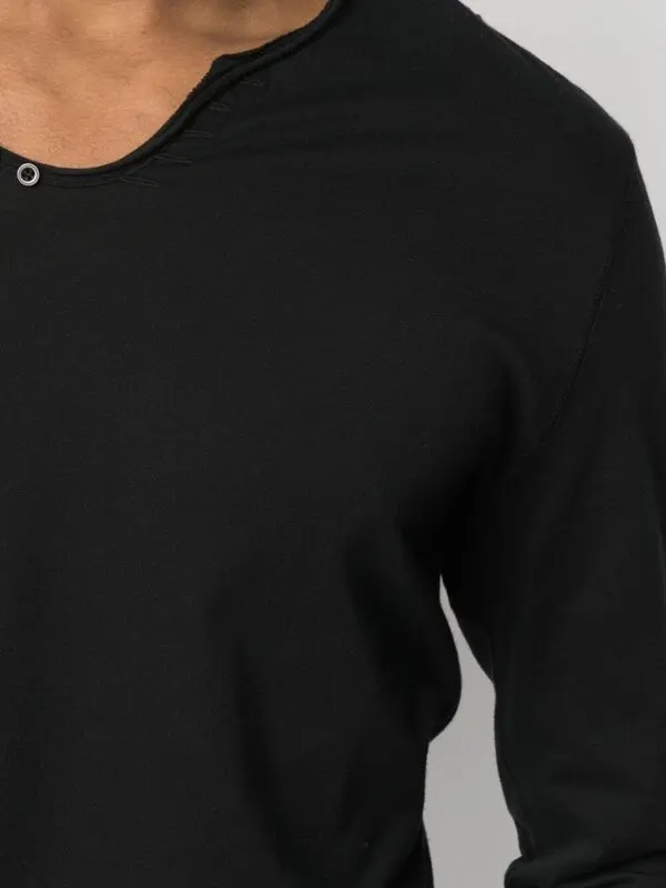 Zadig&Voltaire Monastir Long-sleeved T-shirt - Black