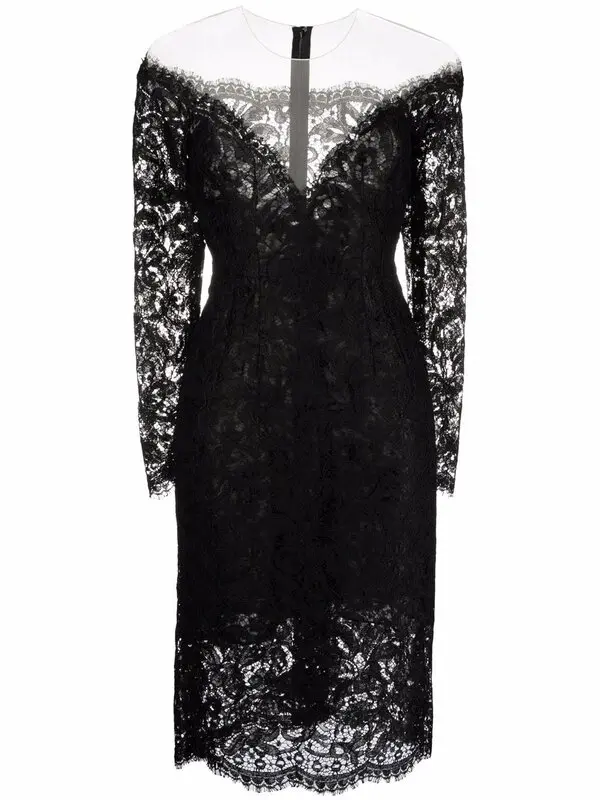 Dolce & Gabbana Lace-detailed Mini Dress