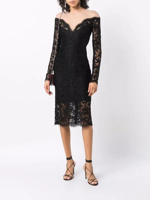 Dolce & Gabbana Lace-detailed Mini Dress