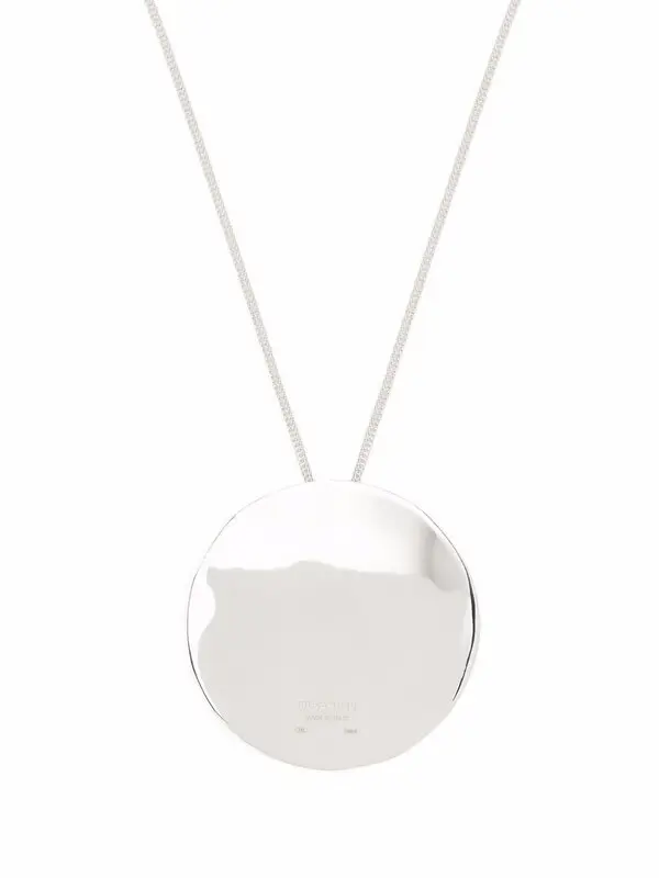 JIL SANDER Round Pendant Necklace