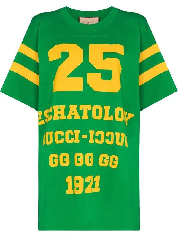 Gucci 25 Eschatology Oversized T-shirt - Green | Editorialist