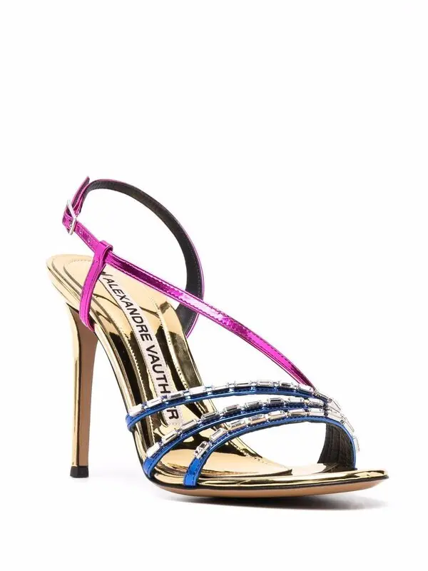 Alexandre Vauthier Rhinestone-embellished High Heel Sandals