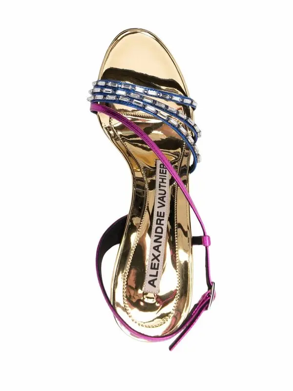 Alexandre Vauthier Rhinestone-embellished High Heel Sandals