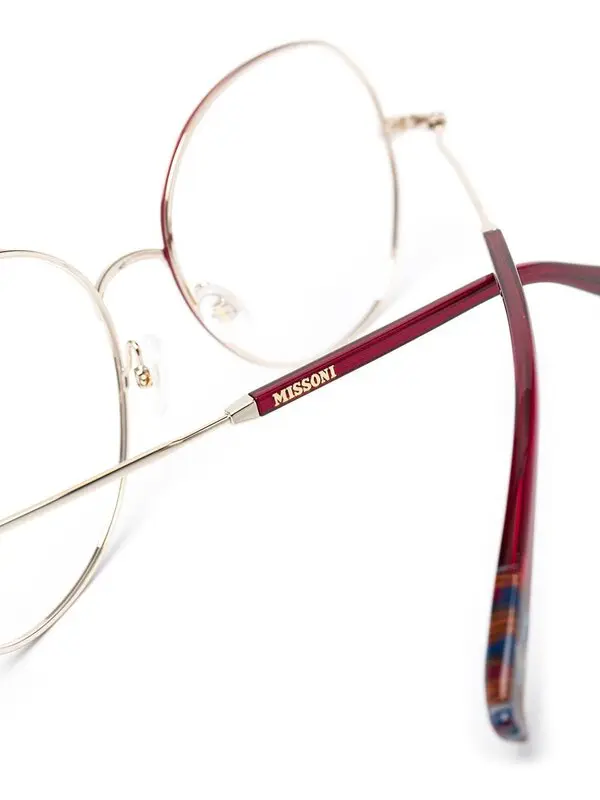 Missoni Round Frame Sunglasses