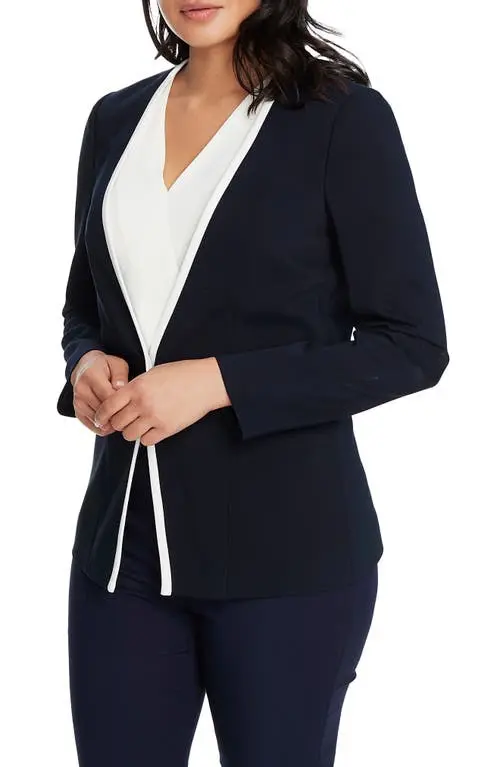 Chaus One-button Trimmed Jacket