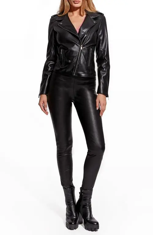 AS By DF Cult Recycled Leather Jacket - Black