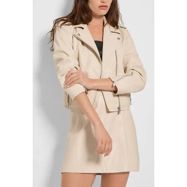AS By DF Cult Recycled Leather Jacket - Sand