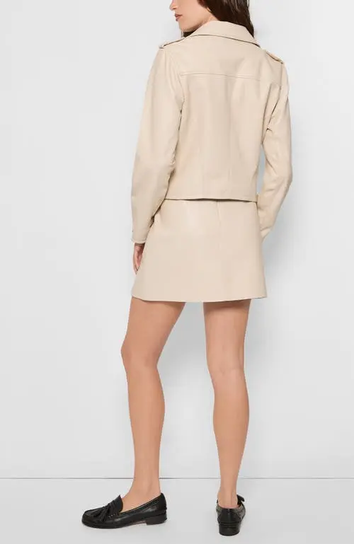 AS By DF Cult Recycled Leather Jacket - Sand