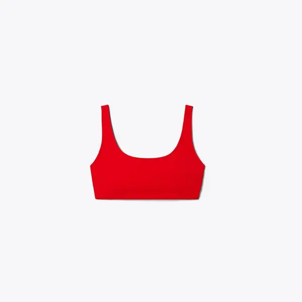 Tory Burch Sculpt Compression Bra - Radiant Red
