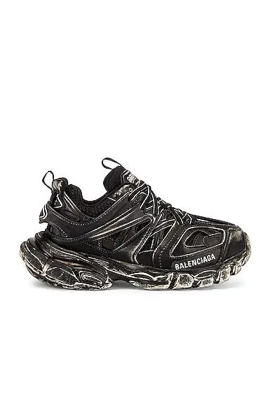 Balenciaga Track Sneakers In Black