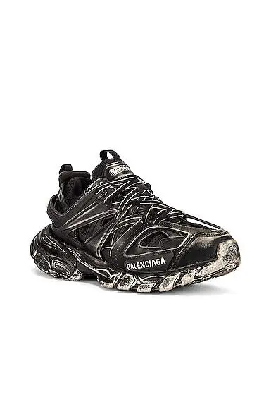 Balenciaga Track Sneakers In Black