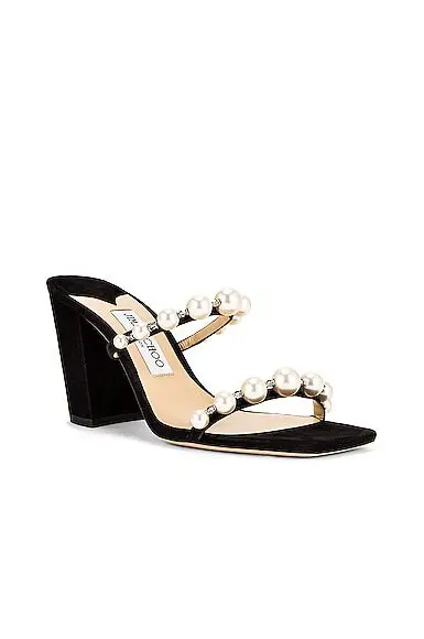 JIMMY CHOO Amara 85 Sandal In Black