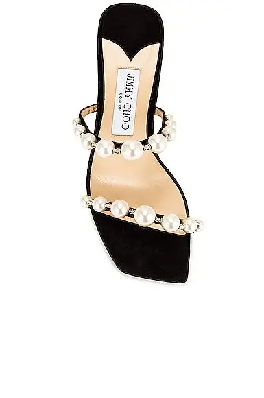 JIMMY CHOO Amara 85 Sandal In Black