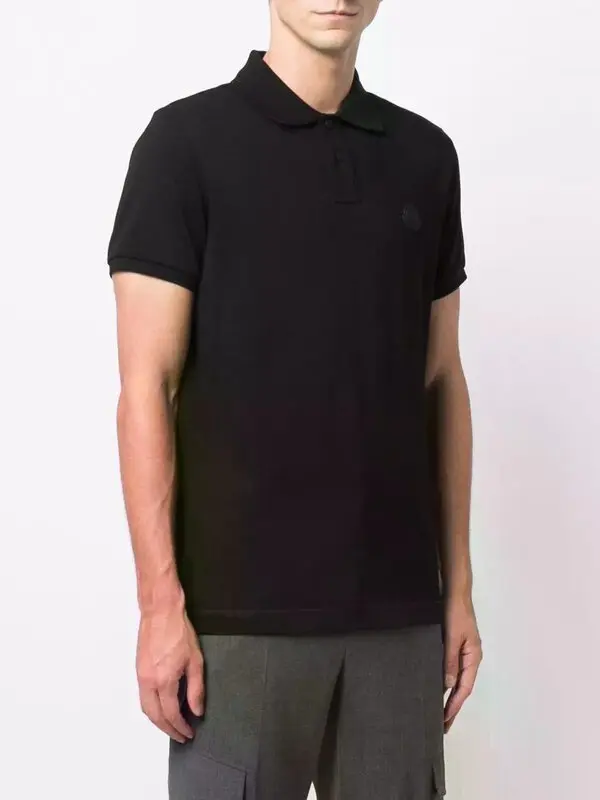 Moncler Tricolour-detail Polo Shirt