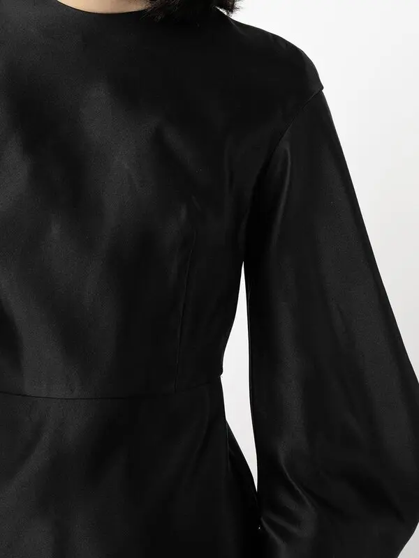 TOM FORD Puff-sleeve Duchess-silk Minidress