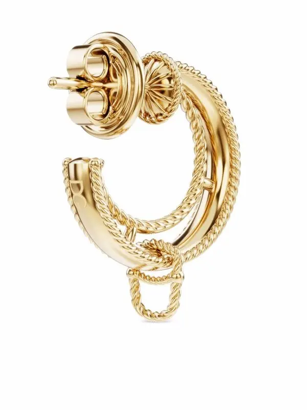 Dolce & Gabbana 18kt Yellow Lettering Single Earring