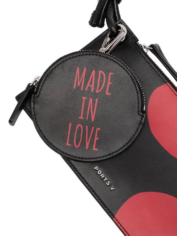 PORTS V Spot-print Leather Cardholder
