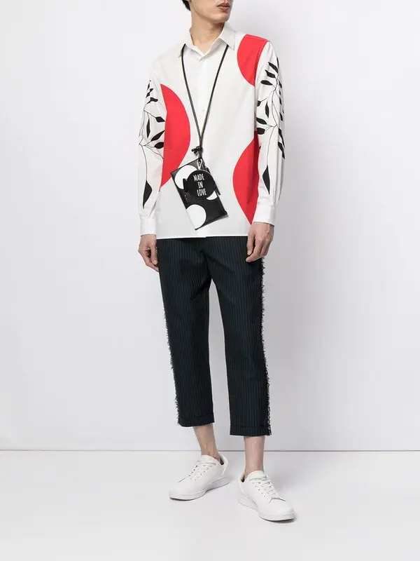 PORTS V Graphic-print Long-sleeve Shirt