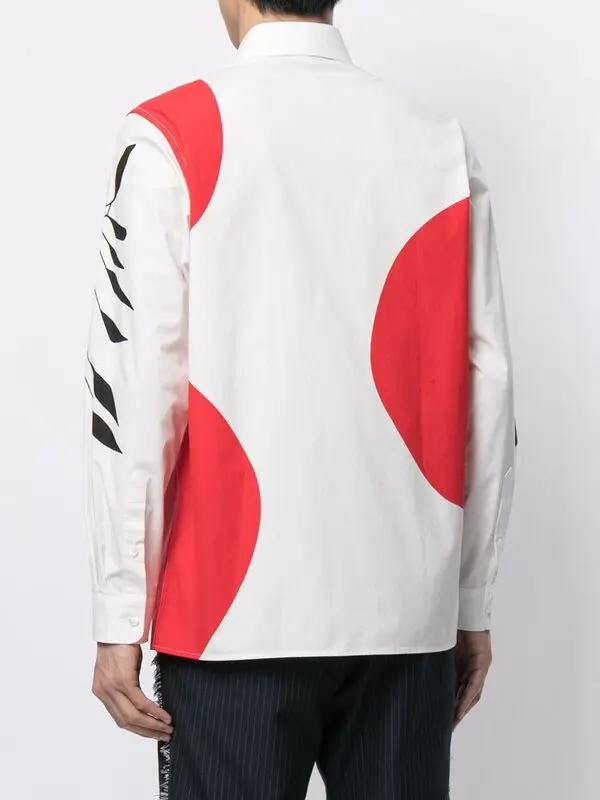 PORTS V Graphic-print Long-sleeve Shirt