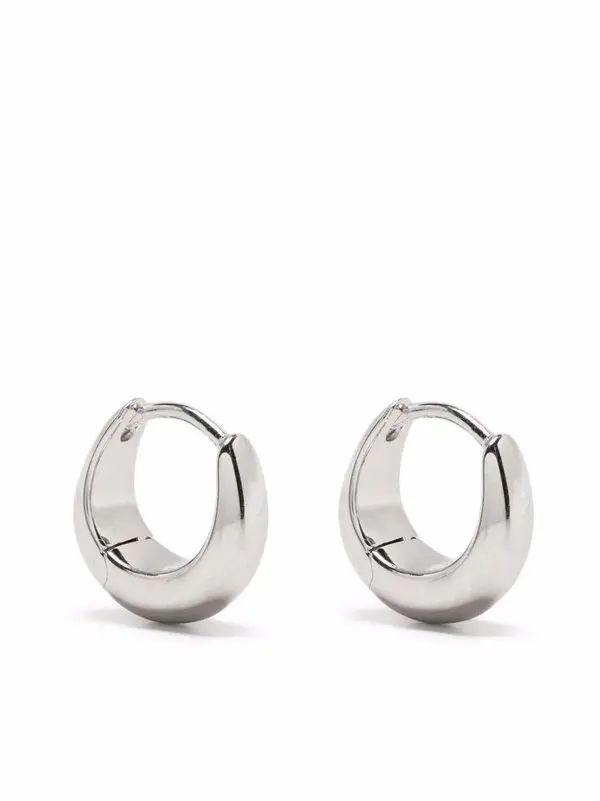 Tom Wood Ice Huggie Earrings - Silver